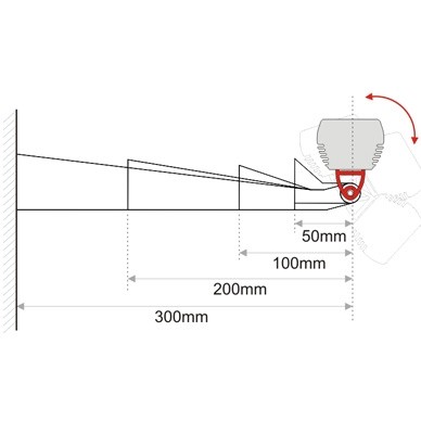 Electron | Wall brackets INOX-316 Fixed for ELEGANT MINI